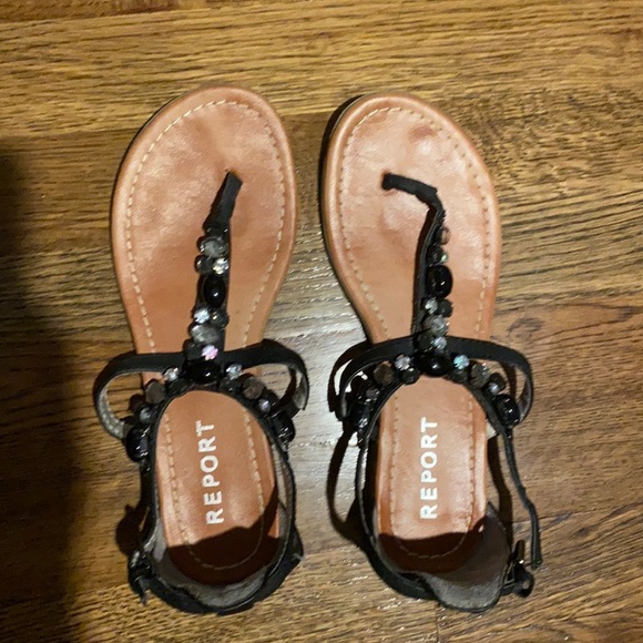Report | Shoes | Report Black Womens Sandal | Poshmark